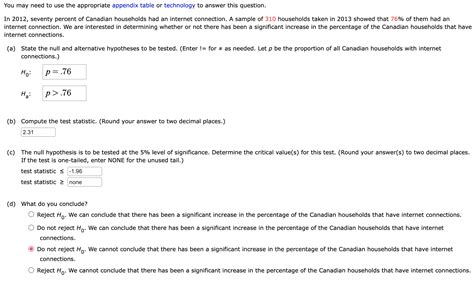Solved B Compute The Test Statistic Round Your Answer To Chegg Com
