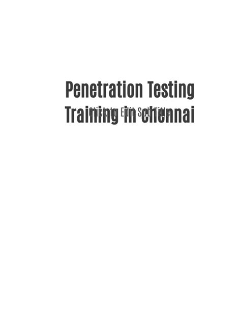 Ppt Course Penetration Testing Training Powerpoint Presentation Id