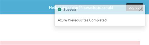 Azure Setup Issues Novacloud Workspace