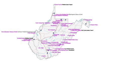 If Bethesda Used An Actual Map Of Wv R Fo76filthycasuals