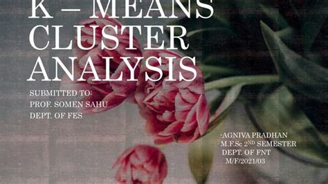 K Means Cluster Analysispptx