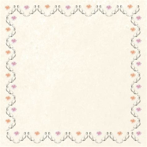 Vintage Floral Frame