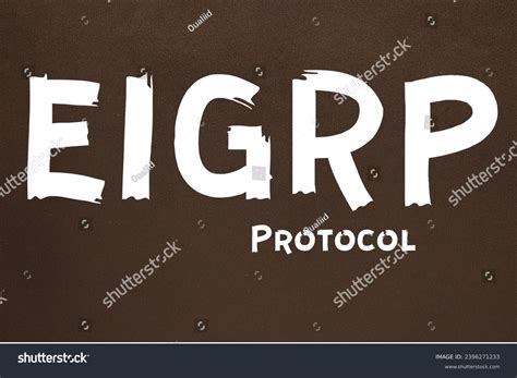 Eigrp Protocol Enhanced Interior Gateway Routing Stock Illustration Shutterstock