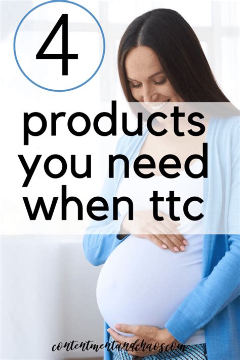 The Best Products You Need When Ttc • Contentment Chaos