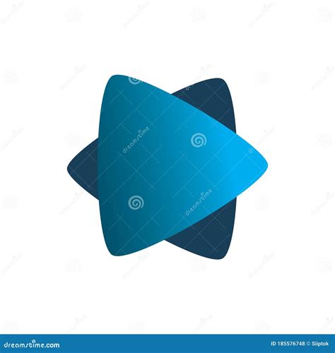 Play Triangle Symbol Inside 3d Cube Elements Isometric Block Shapes