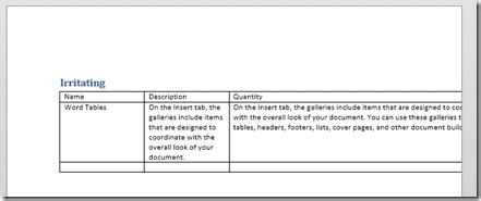 Table Going Outside The Page Try Autofit To Window