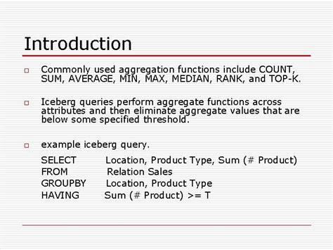 Aggregate Function Computation And Iceberg Querying In Vertical
