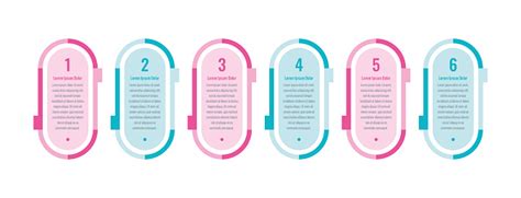 Six Steps 인포그래픽 템플릿 기하학적 정보 템플릿입니다 교육 매거진 인터넷 사업 연간 보고서 정보 템플릿 개념에 대한