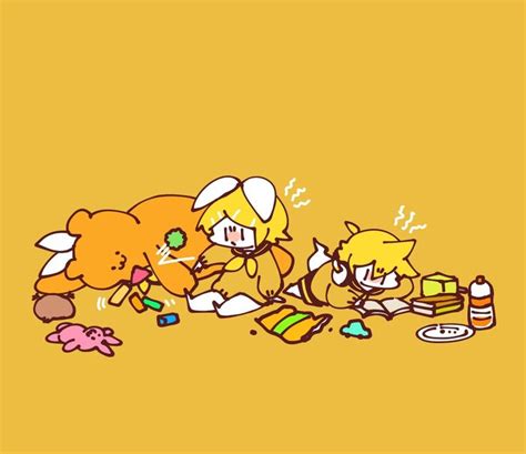 Pin By Paula On Rin X Len Cute Drawings Vocaloid Characters Cute