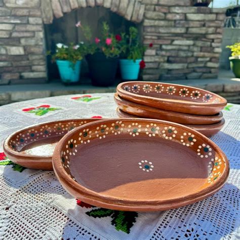 Mexican Barro Plate Etsy