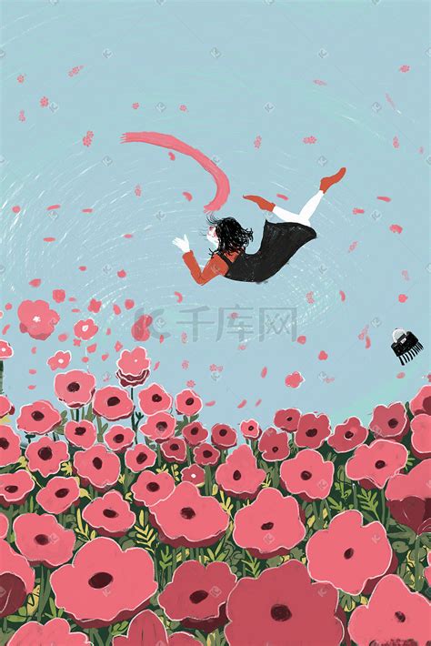 丙烯画麦子插画 丙烯画麦子配图 千库网