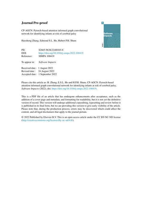 Pdf Cp Agcn Pytorch Based Attention Informed Graph Convolutional Network For Identifying