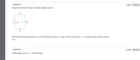 Solved QUESTION Analyze The Circuit Of Figure And Answer Chegg Com