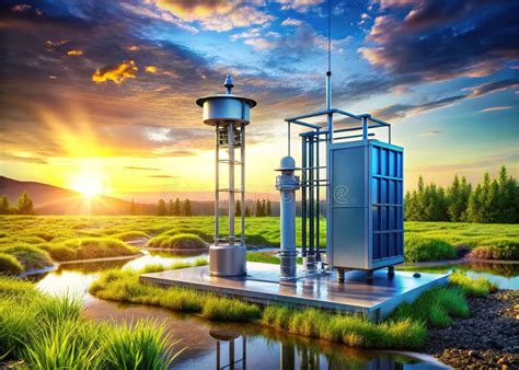 Advanced Groundwater Monitoring Station A Visual Representation Of Data Acquisition And