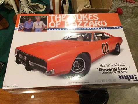 Big 1 16 Scale The Dukes Of Hazzard General Lee Model Kit Dodge Charger