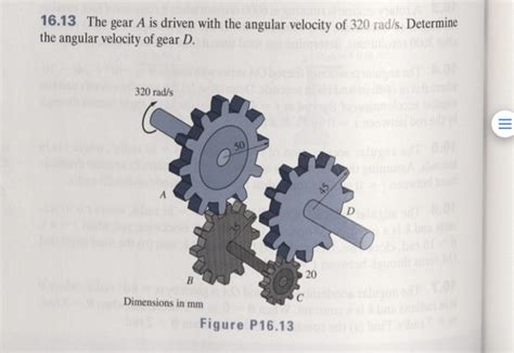 Solved 1613 The Gear A Is Driven With The Angular Velocity