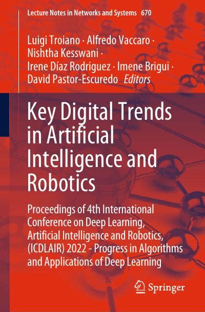 key digital trends in artificial intelligence and robotics proceedings of 4th international
