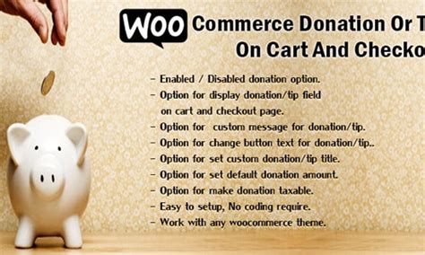 Woocommerce Donation Or Tip On Cart And Checkout By Magerips Codecanyon