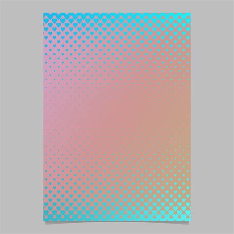 추상 그라데이션 하트 패턴 페이지 서식 파일 벡터 Eps Ai Uidownload