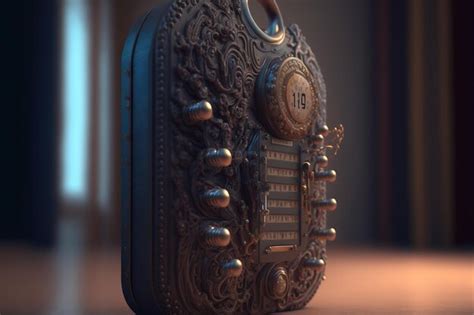 Premium Photo Digital Lock With Number In Binary