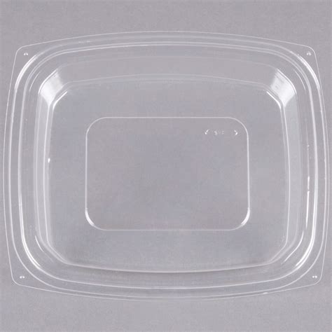 Dart C32DDLR ClearPack Clear Snap On Dome Lid For 24 And 32 Oz Plastic Containers 63 Pack