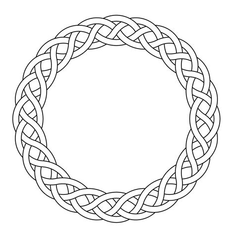 Celtic Knot Circle Clipart Designs Knotwork Patterns Symbols Knots Clip