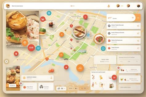 User Interface Elements For Delivery Mobile App Premium Ai Generated Image