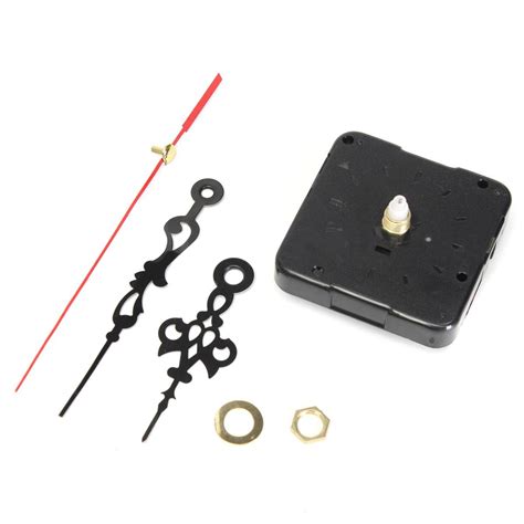 Quartz Clock Movement Mechanism Module Repair DIY Kit Battery Powered W Hands FK