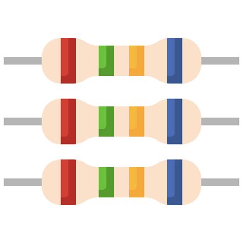 Resistor Surang Flat Icon