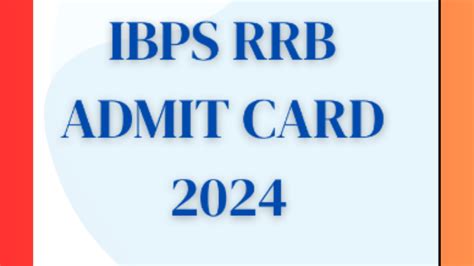 Ibps Rrb Po Admit Card 2024