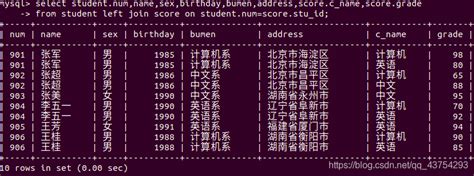 Mysql数据库表数据的查询操作实验查询选修了计算机基础的女生人数并为该列起别名 Csdn博客 Mysql数据库表数据的查询操作实验查询选修了计算机基础的女生人数并为该列起别名 Csdn博客