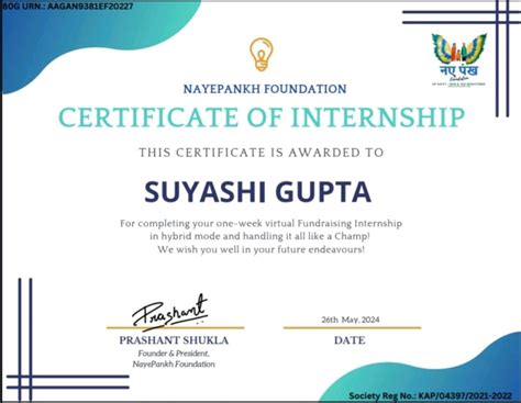 Suyashi Gupta On Linkedin Im Delighted To Share That Ive