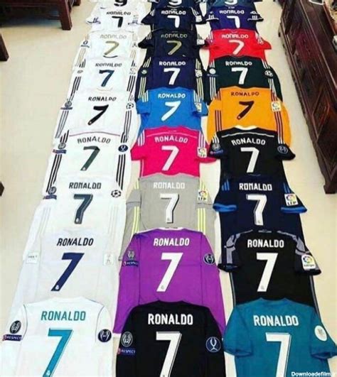 عکس لباس های فوتبالی رونالدو