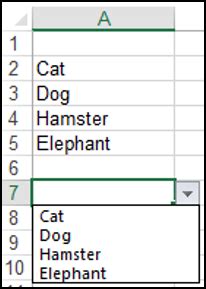 Code Or Program A Data Validation List Vba Code Examples