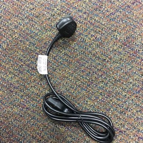 Ac Power Cord For Desktop Monitors Computers Tech Parts Accessories Cables Adaptors On