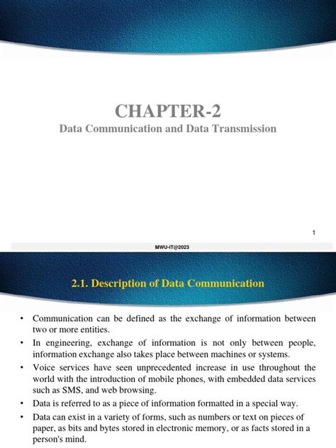 Data Communication Chapter 2 Pdf