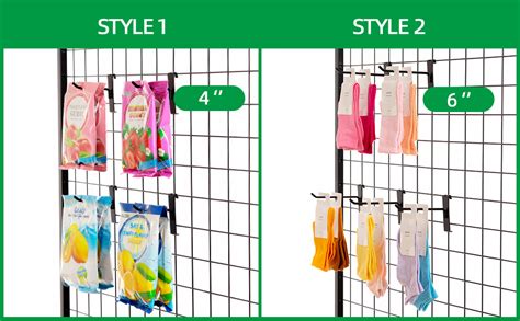 Pybtool 6 Inch Gridwall Hooks Grid Panel Hanging Hooks For