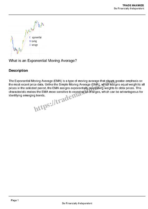 What Is An Exponential Moving Average What Is An Exponential Moving