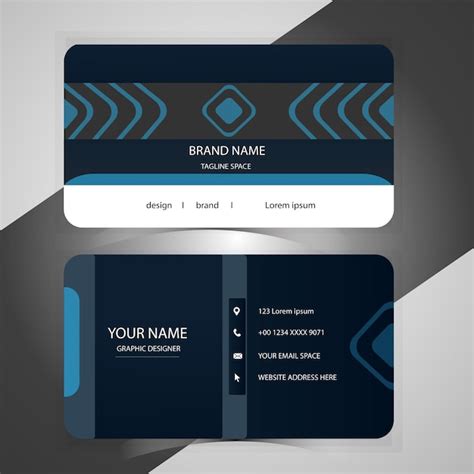 Premium Vector Creative Premium Visiting Card Template Vector