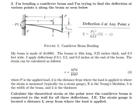 Cantilever Beam Bending Deflection Home Design Ideas