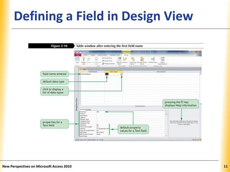 Ppt Access Tutorial 2 Building A Database And Defining Table