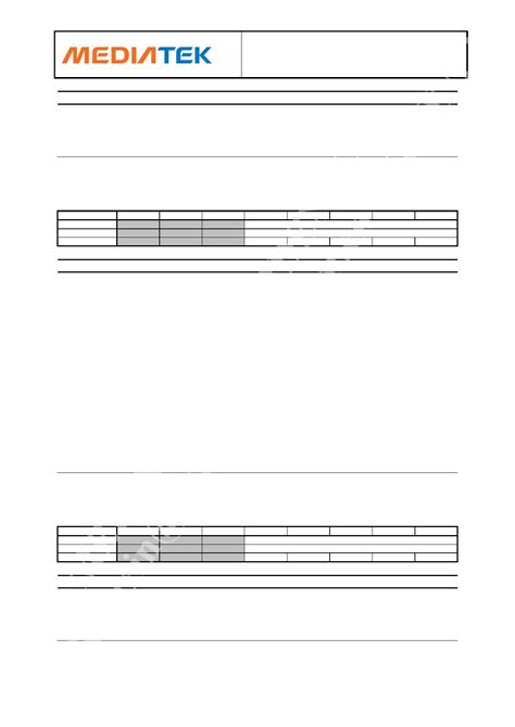 MT6329A Datasheet PDF - MediaTek Inc