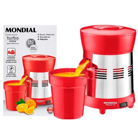 Extrator De Frutas Premium Turbo 250w Bivolt Mondial Shopee Brasil