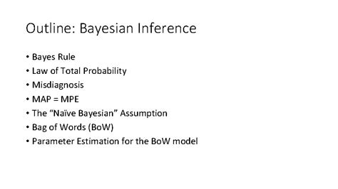Cs 440ece 448 Lecture 17 Bayesian Inference Slides