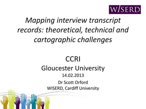 Mapping Interview Transcript Records Theoretical Technical And
