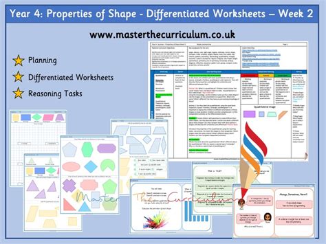 Year 4 Geometry Resources And Activities Master The Curriculum