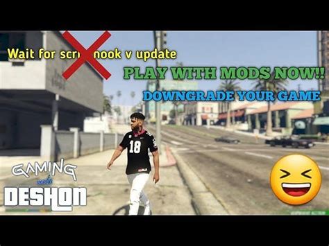 How To Downgrade GTA 5 Script Hook V Issue Fix