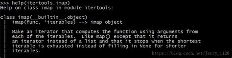 Python中的itertoolsimap与map的性能方面的对比 Csdn博客