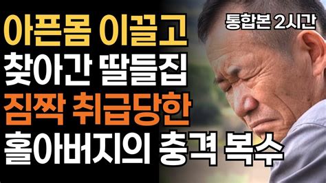 가족사연 통합본 짐짝 취급당한 홀아버지의 복수 독박김장 200포기를 한 어머니의 통쾌한 복수 재산을 요구하는 아들에게 복수 인생 사연 오디오북