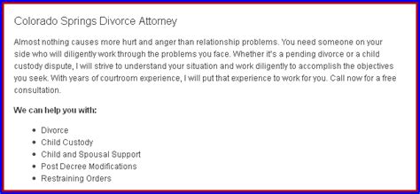 Divorce Attorney Colorado Springs